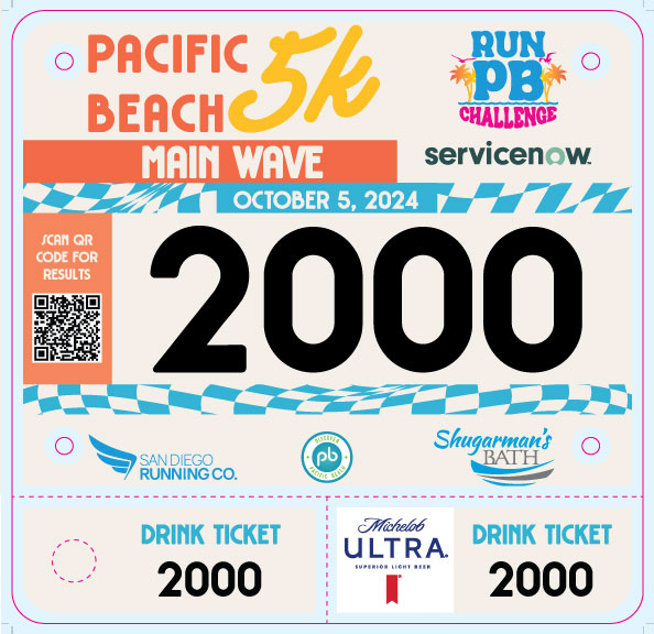 Pacific Beach Half Marathon & 5K | October 4th & 5th, 2025